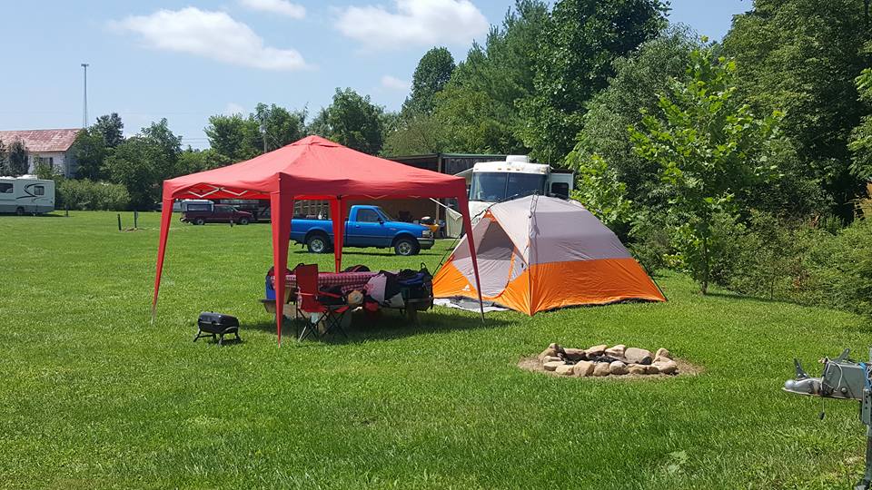 tent-camping-at-corn-creek-campground | The Snake 421 Motorcycle Ride